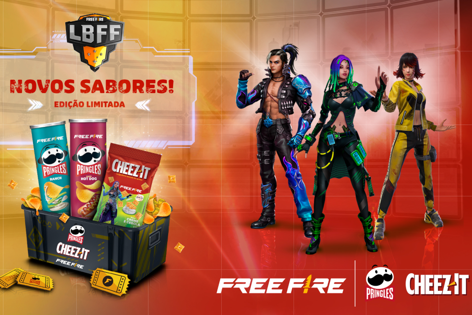 Pringles e Cheez-It lançam novos sabores em parceria com Free Fire ...